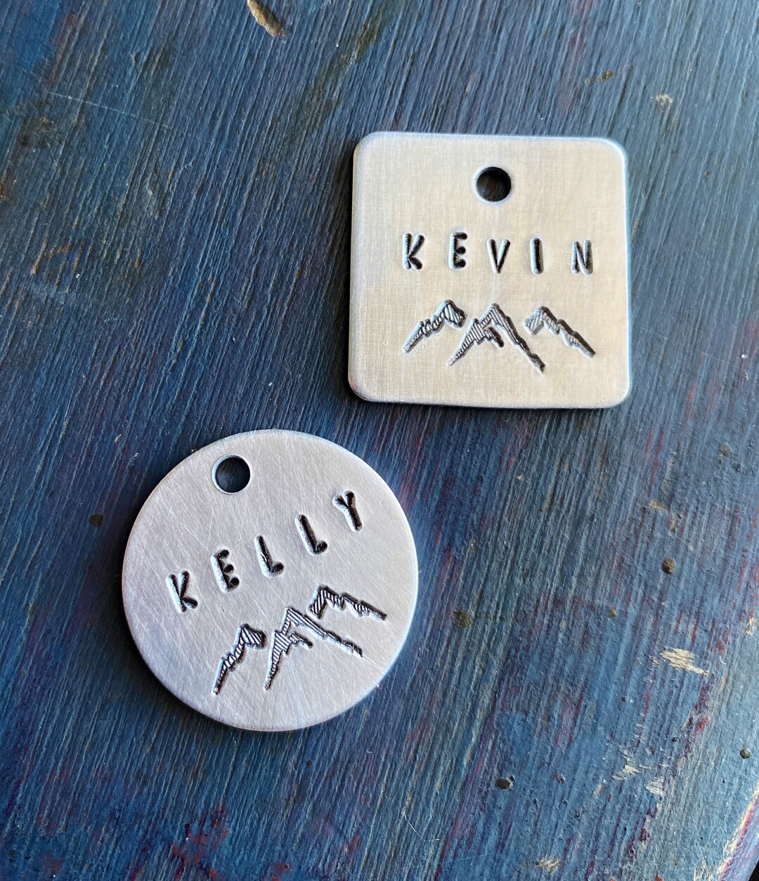 Mountain Themed Name Tag, Label, Charm, Use for Luggage, Keys, Pet ...