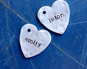 Heart Name Tag - Etsy