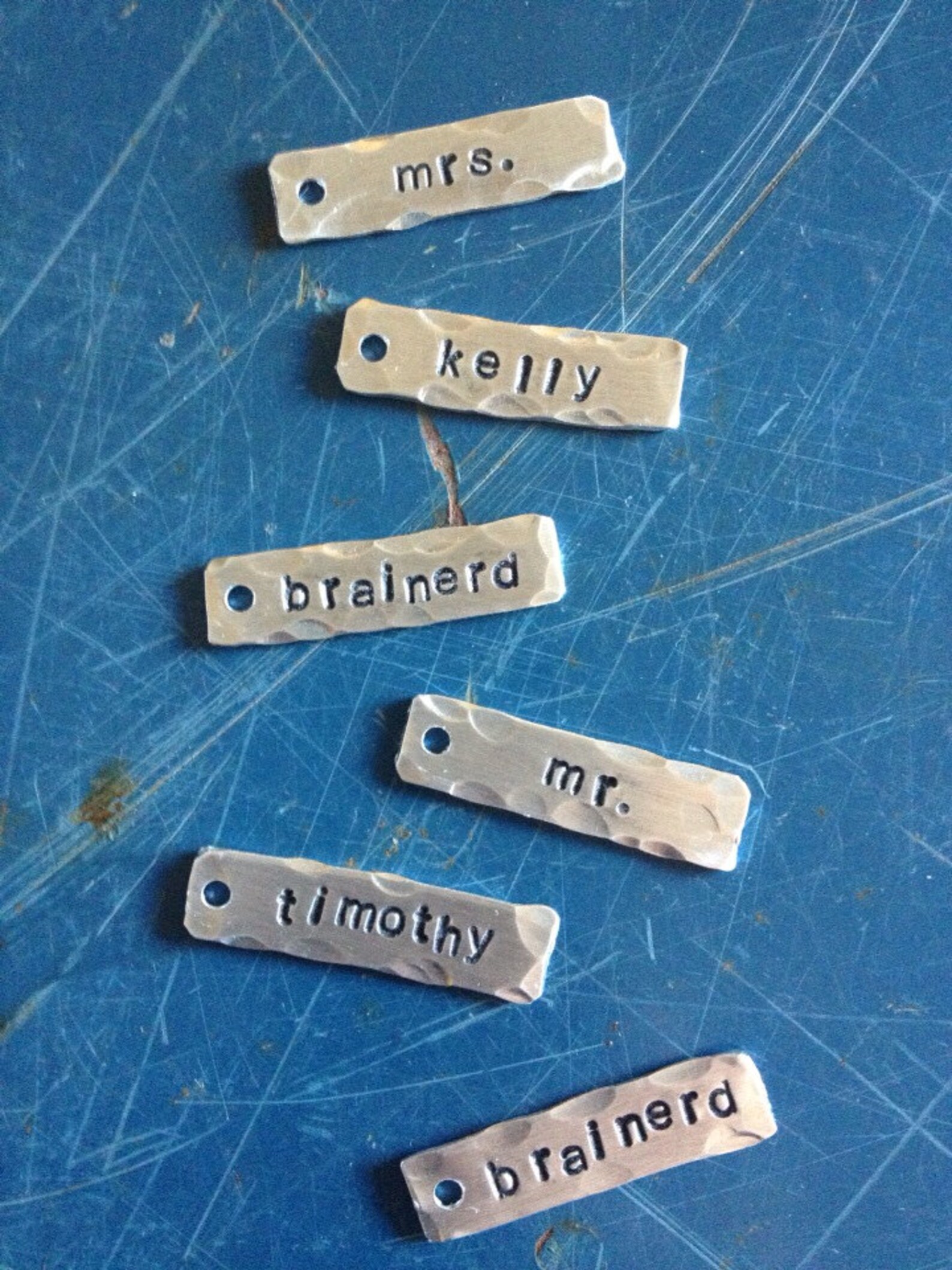 Name Charm Bar Charm 1 Inch Rectangle Tag Name Tag Wine - Etsy