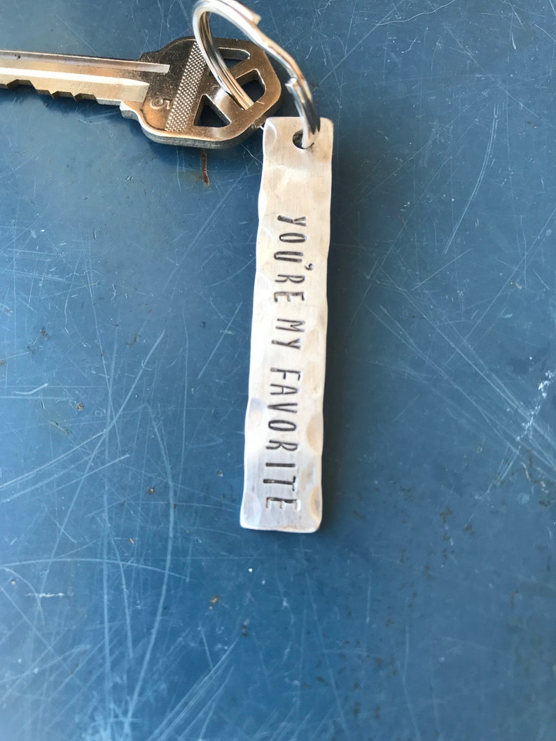 Valentine's Day Gift You're My Favorite Keychain - Etsy
