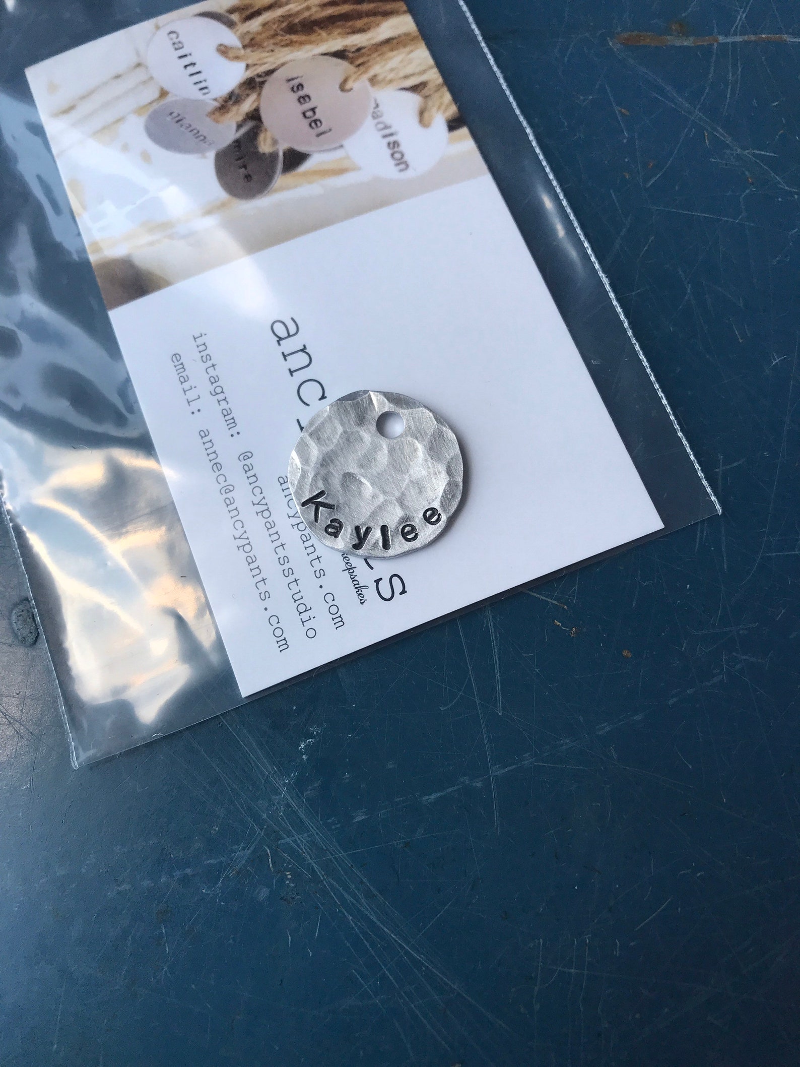 Name Charm Year Metal Tags Charms Name Tags Favors Party | Etsy