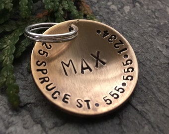 Engraved pet tag | Etsy