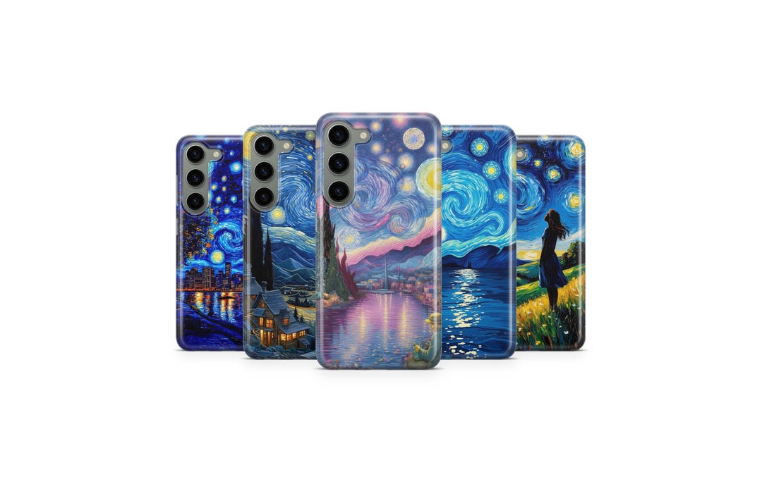 Starry Night Phone Case Van Gogh Art Phone Cover for Samsung S25 Ultra ...