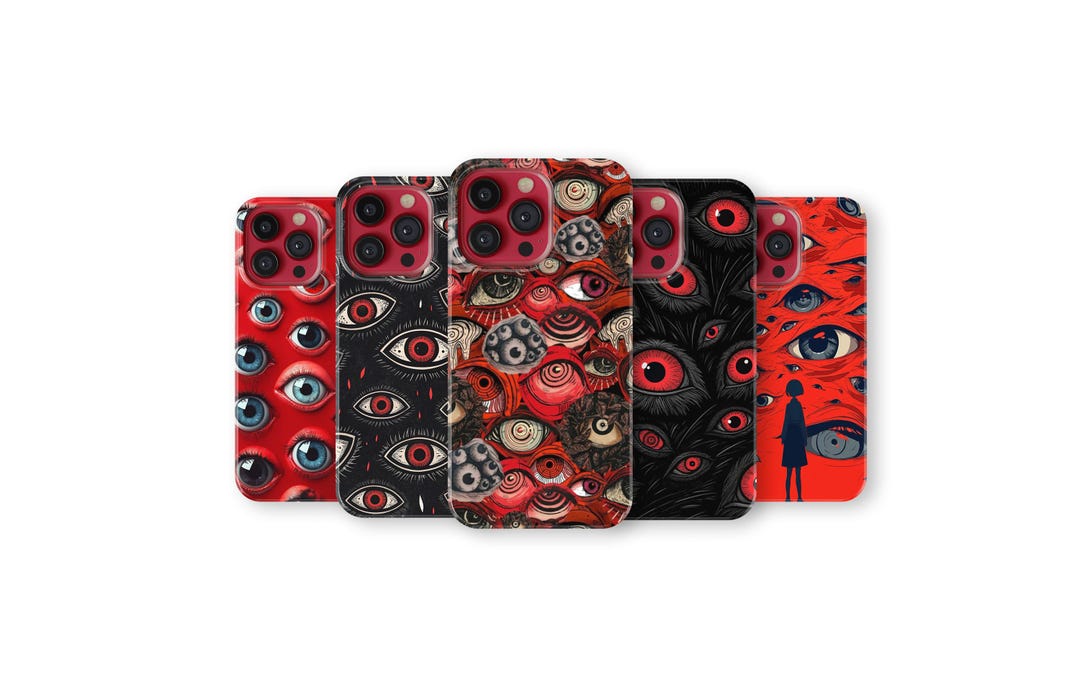 Gore Eyeball Phone Case Gothic Weirdcore Phone Cover for iPhone 17 Pro ...