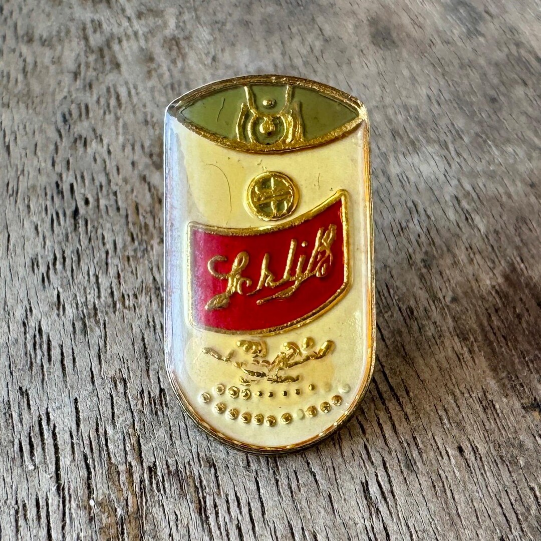 Vintage 1970s Schlitz Beer Pull-tab Can Enamel Lapel Pin - Etsy