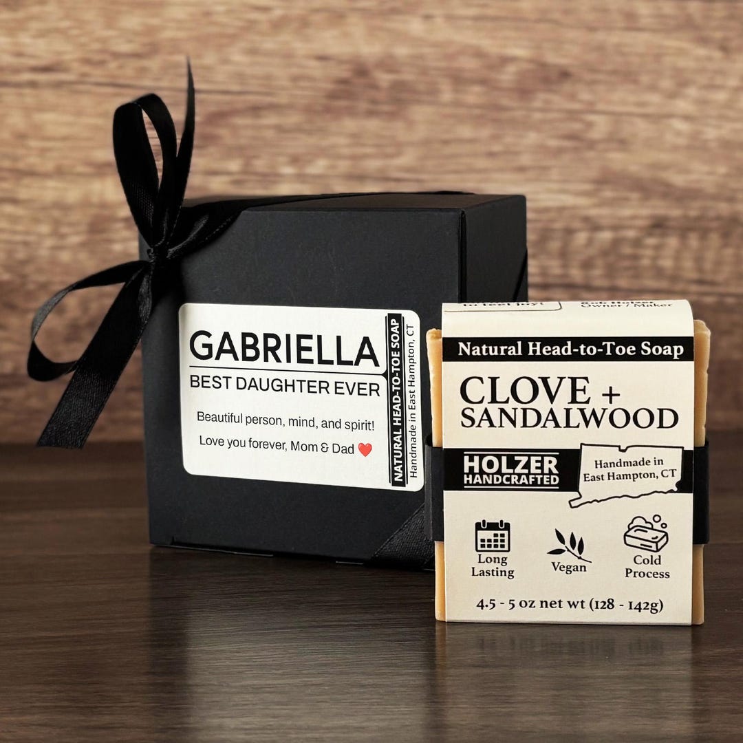 Bar Soap in Personalized Box: Custom Label, Best Daughter Ever, Choose ...