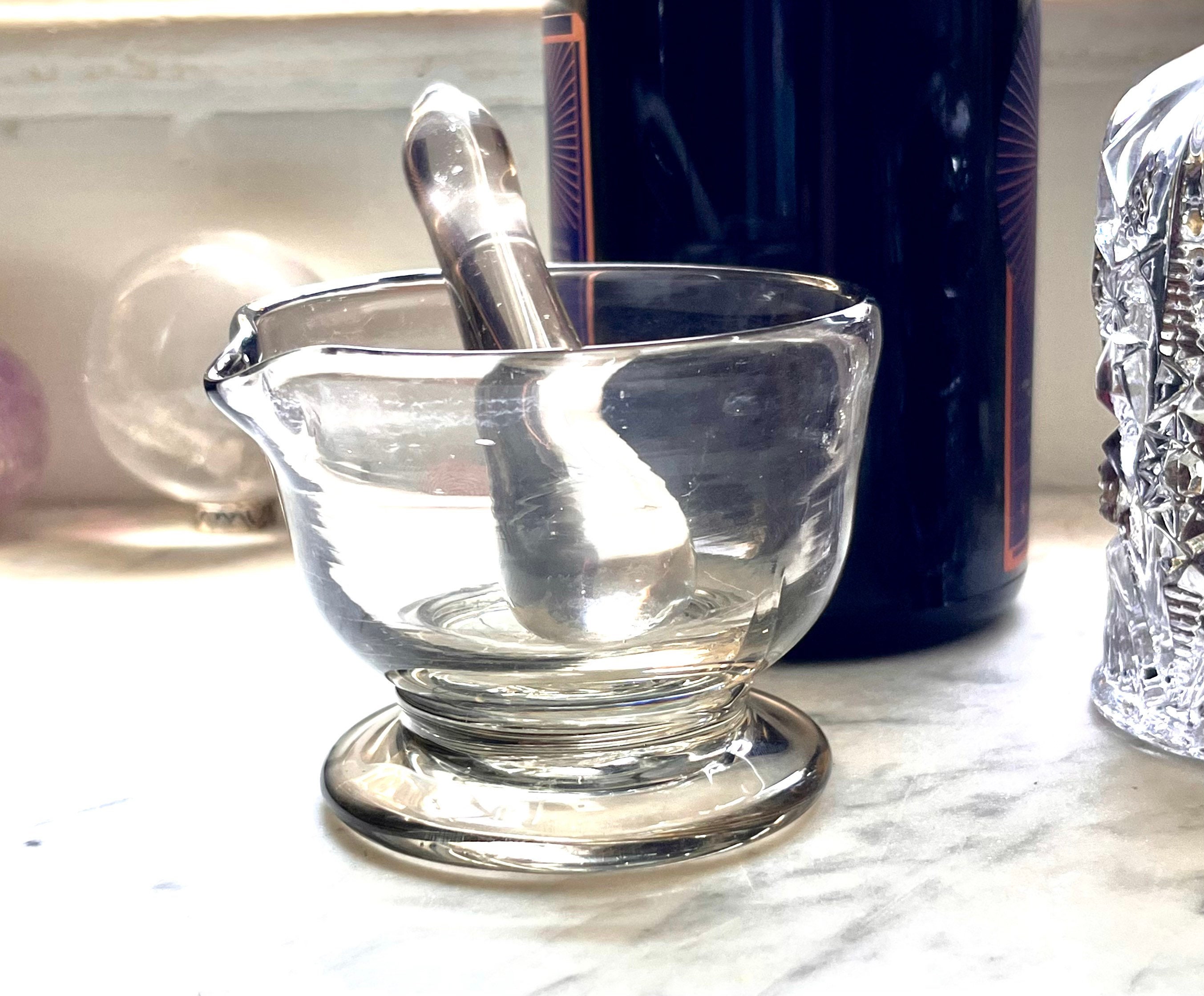 Glass Mortar And Pestle