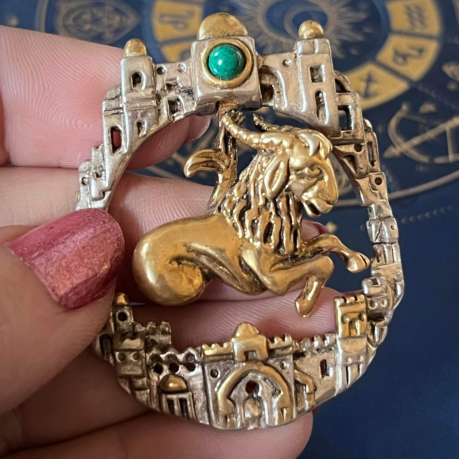 Frank Meisler Capricorn Pendant, Zodiac Star Sign Pendant, by Famous ...