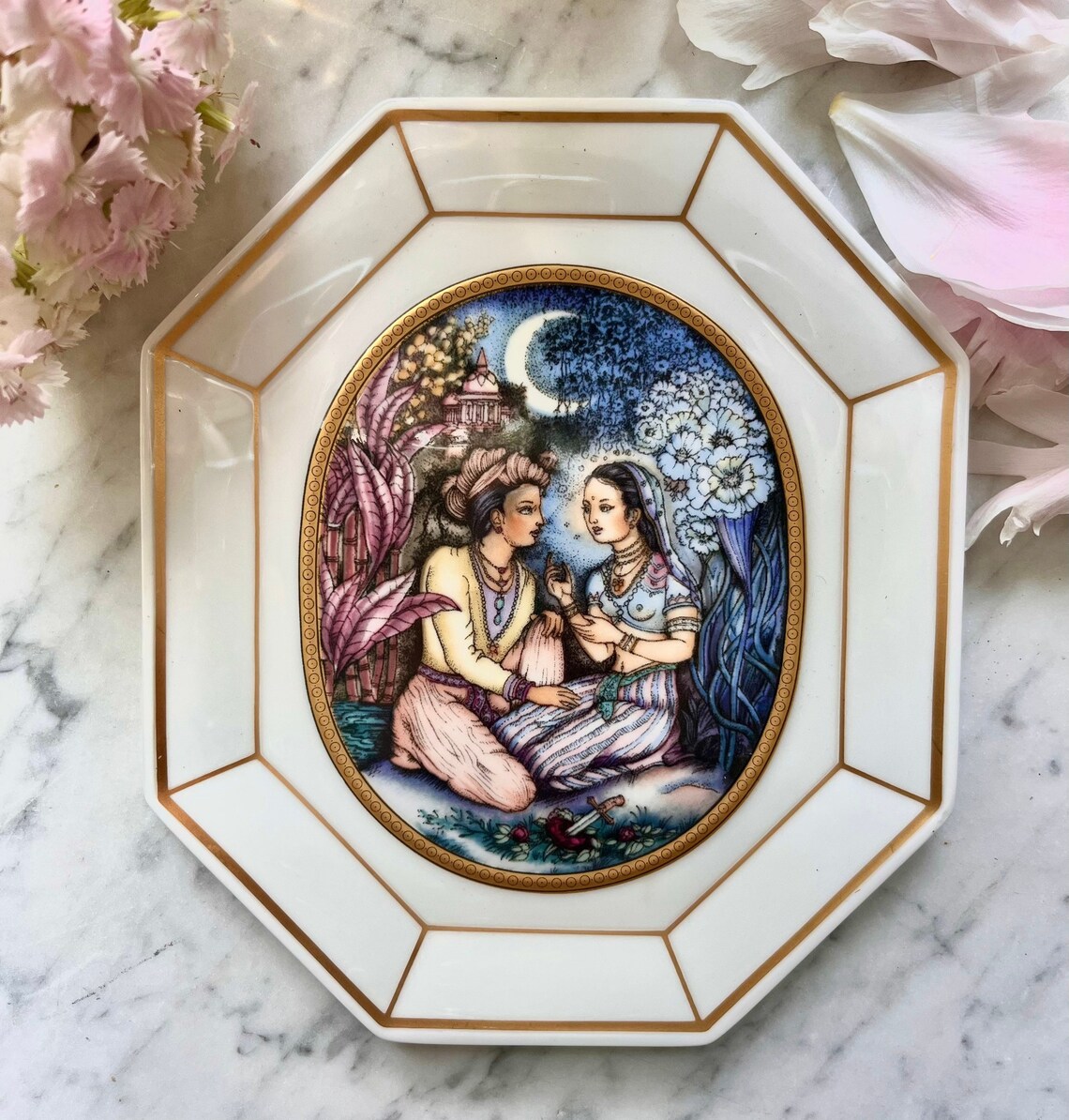 Scheherazade & King Shahryar 1001 Arabian Nights Art Platter - Etsy