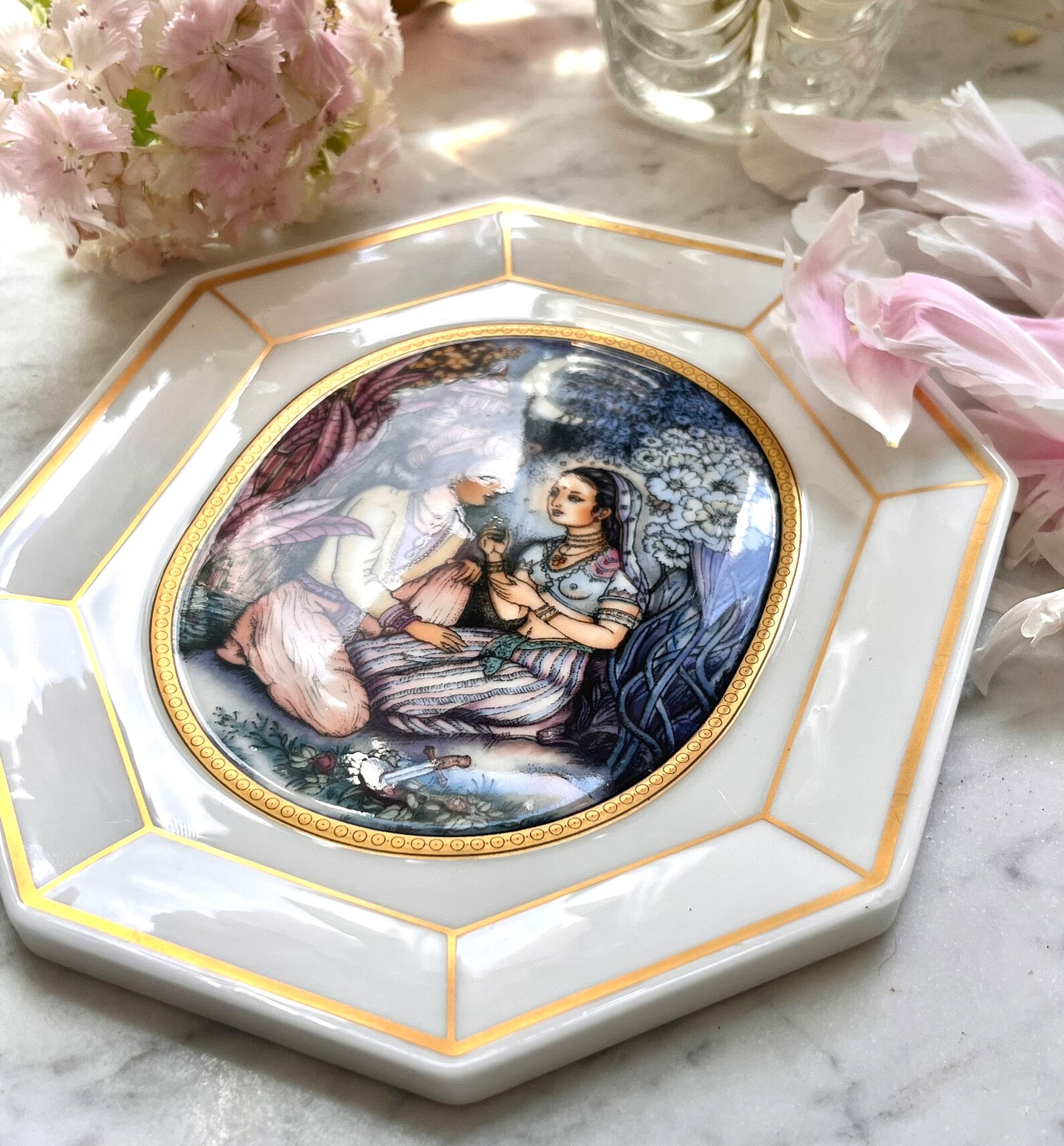 Scheherazade & King Shahryar 1001 Arabian Nights Art Platter - Etsy