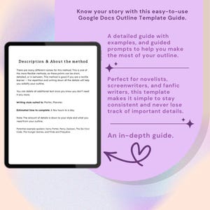 6-step Novel Story Outline Template | Writing Planner for Authors ...