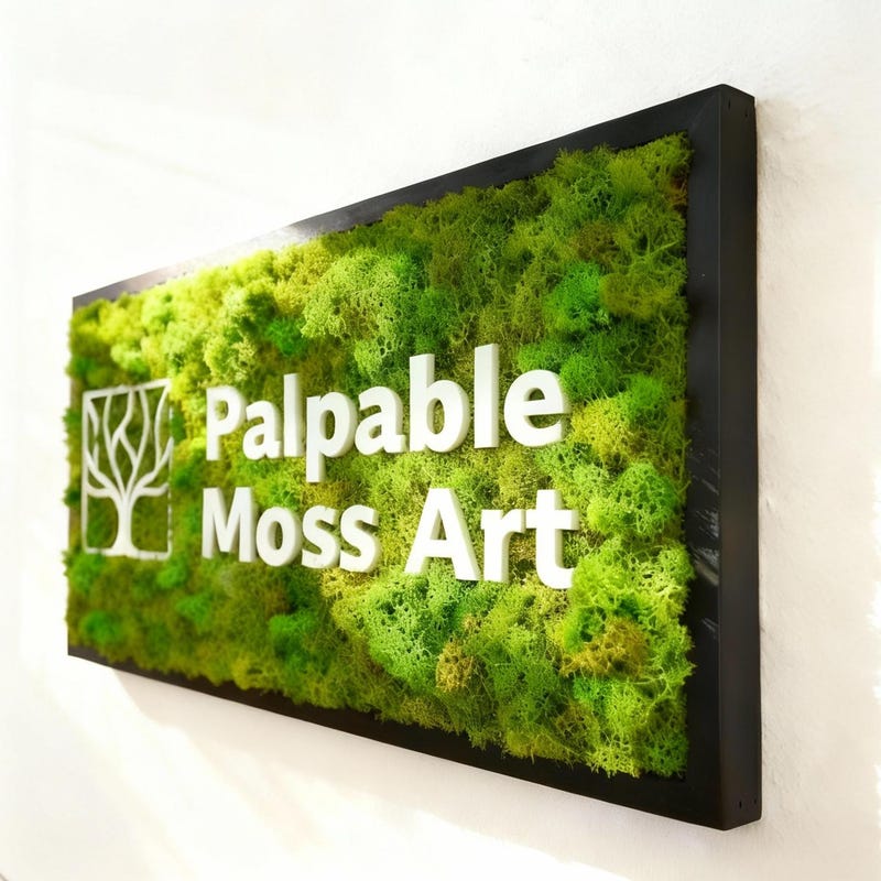 Moss Sign - Etsy
