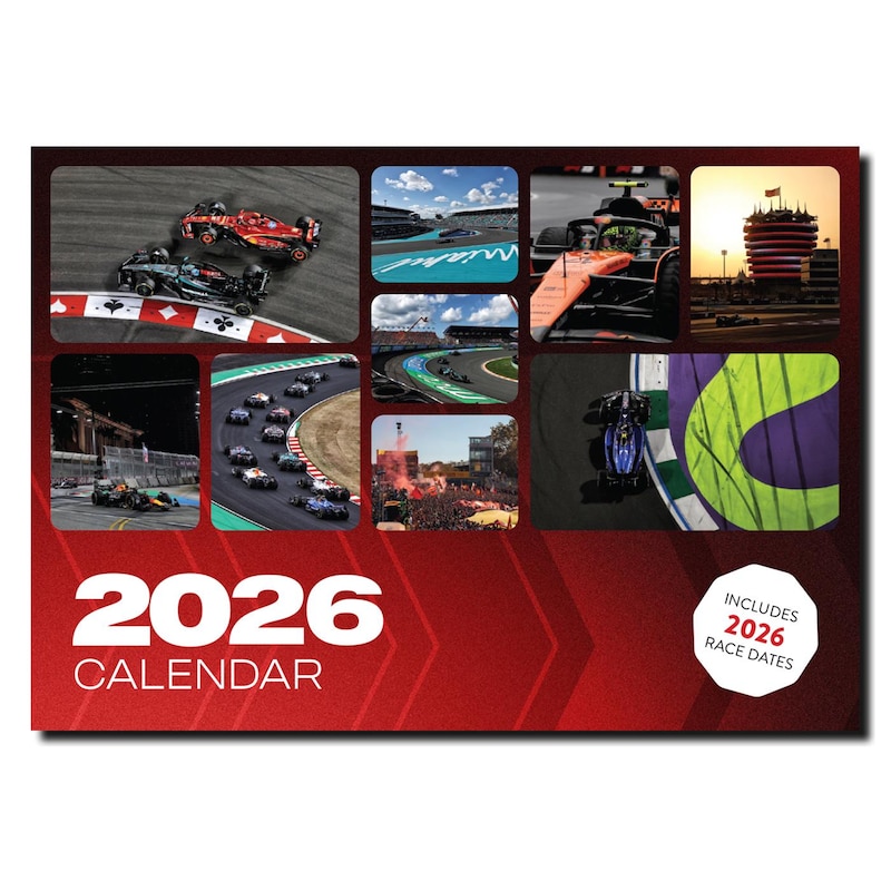 F1 Desk Calendar 2026 - Etsy UK
