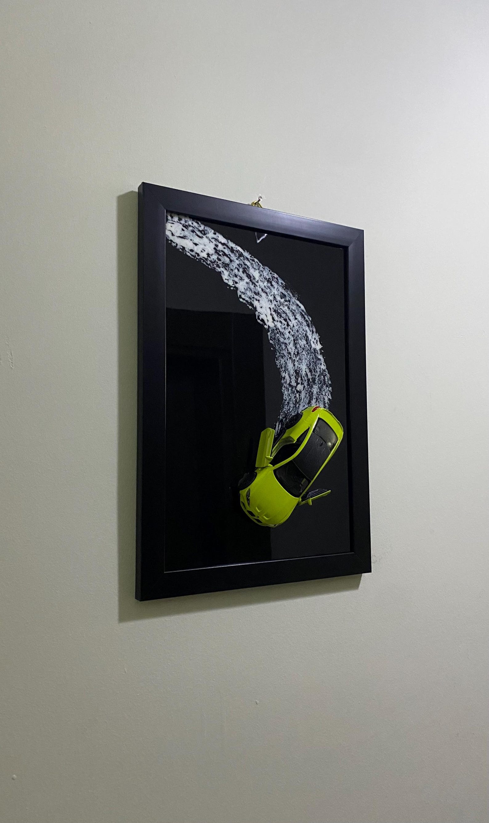 3D Epoxy Model Car Wall Art, Handmade Automotive Decor - Etsy