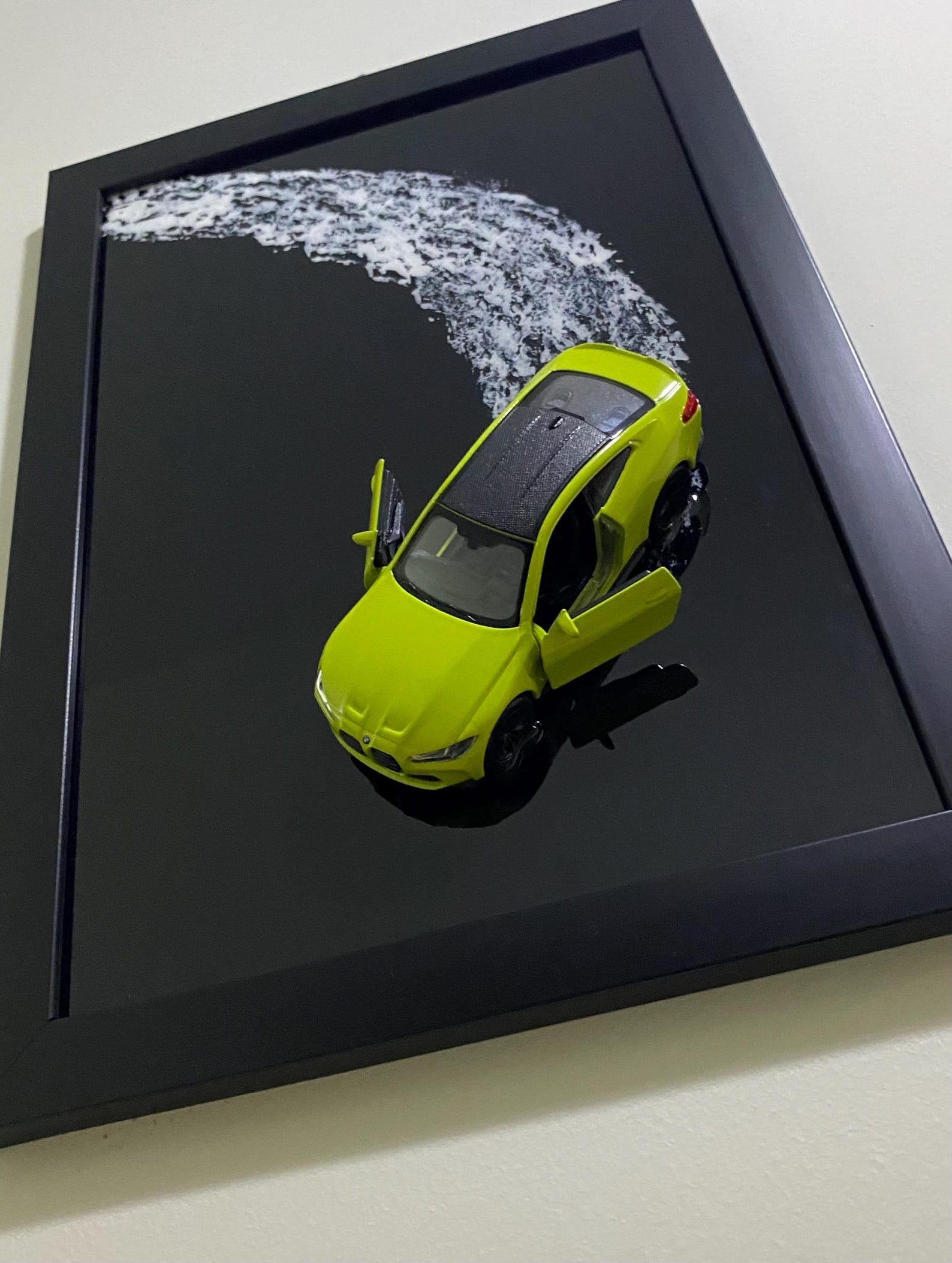 3D Epoxy Model Car Wall Art, Handmade Automotive Decor - Etsy