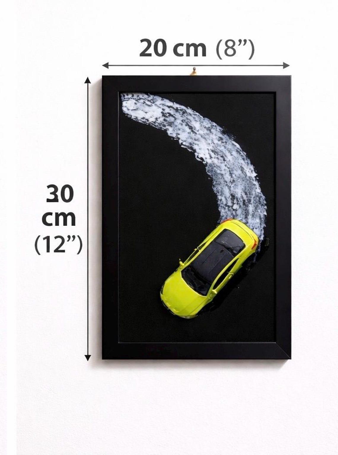 3D Epoxy Model Car Wall Art, Handmade Automotive Decor - Etsy