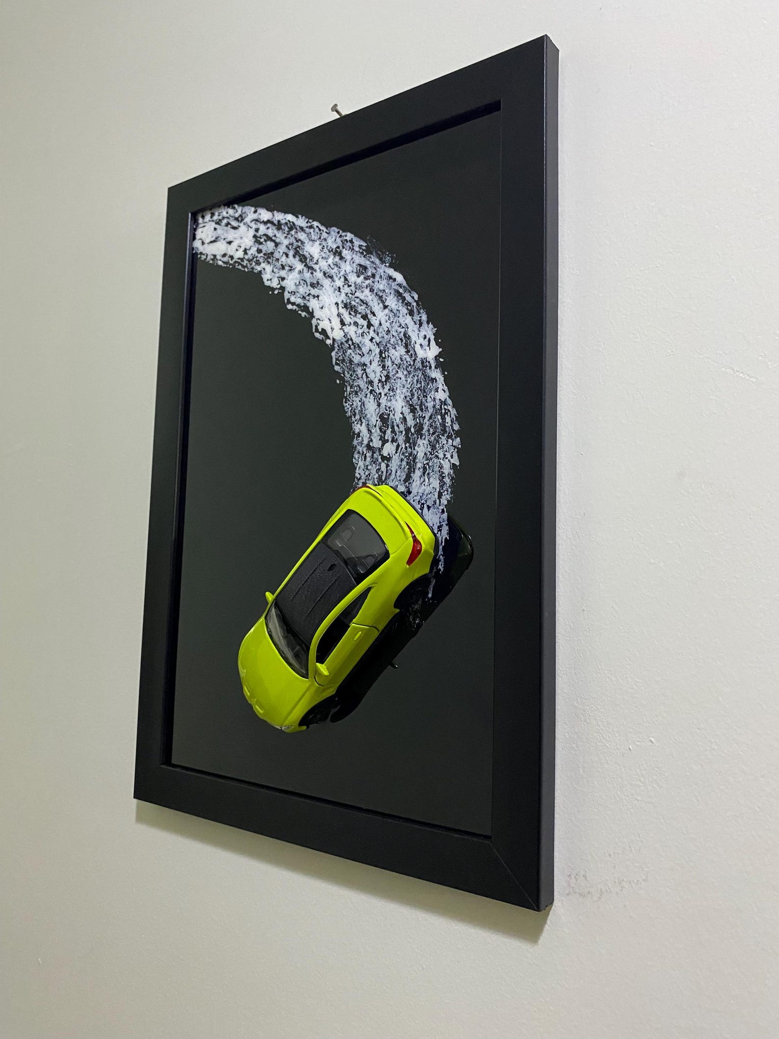 3D Epoxy Model Car Wall Art, Handmade Automotive Decor - Etsy