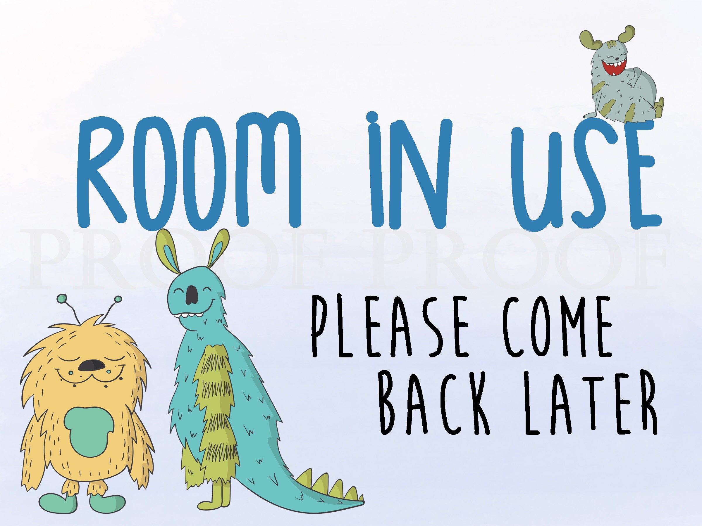 Room in Use Sign Door Confidentiality Meeting School Counselor ...