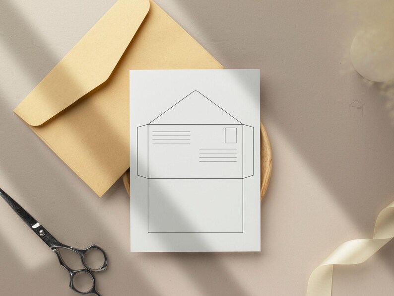 Envelope Template SVG Bundle: Card & Money Envelopes (digital Download ...