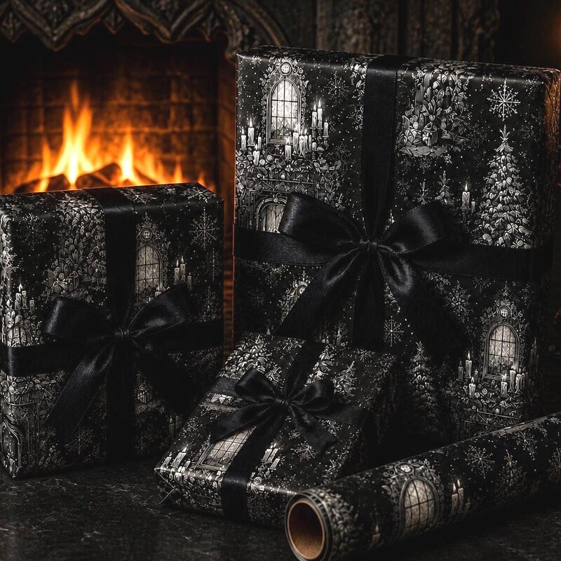 Fireplace Wrapping Paper - Etsy