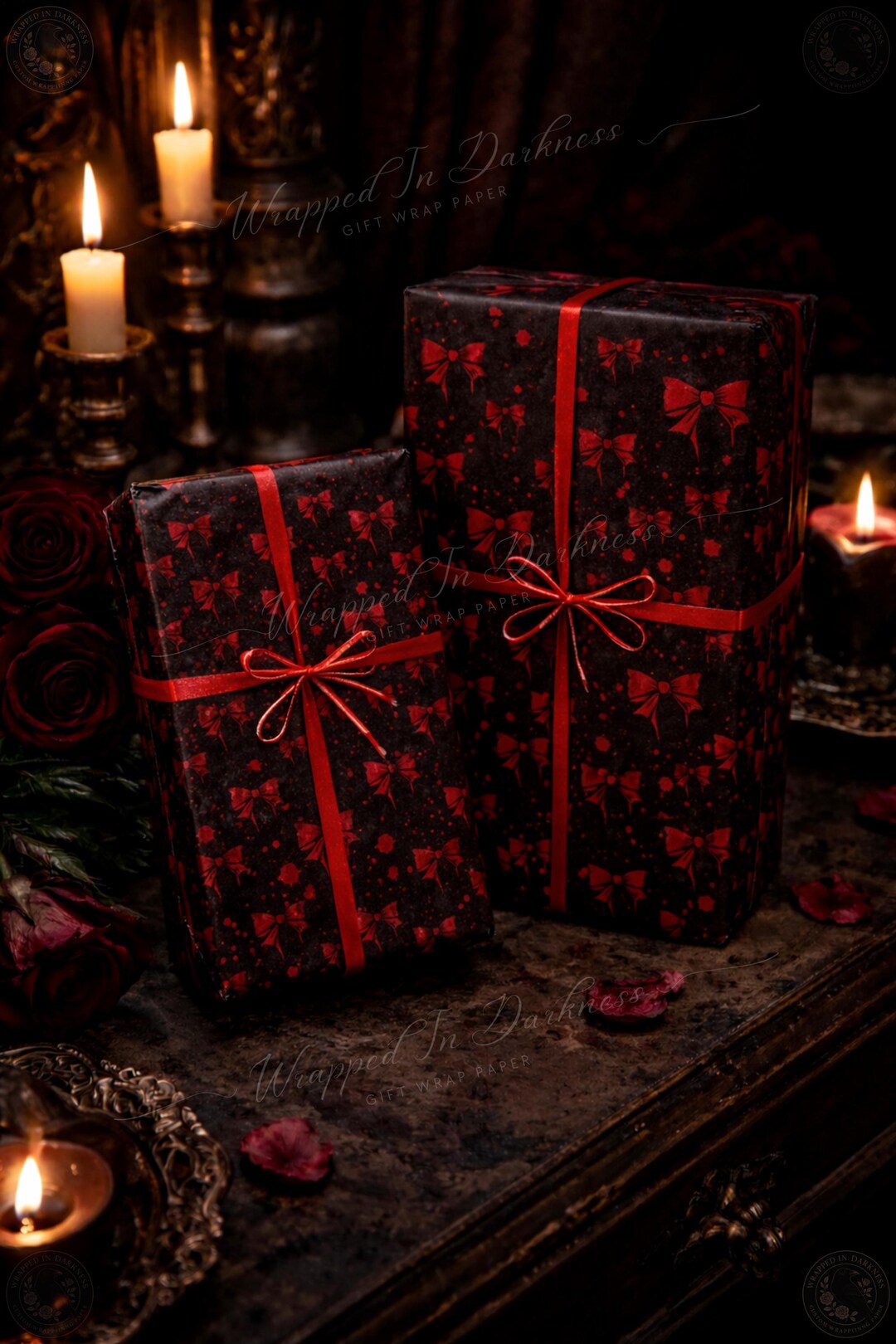 Youre the Wound I Chose to Keep Gothic Valentine Wrapping Paper | Dark ...