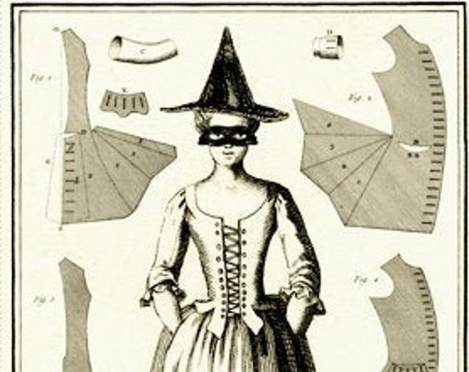 J. Wecker Frisch SEW SCARY Witch Main Panel 23 W X 44 H Vintage Style ...