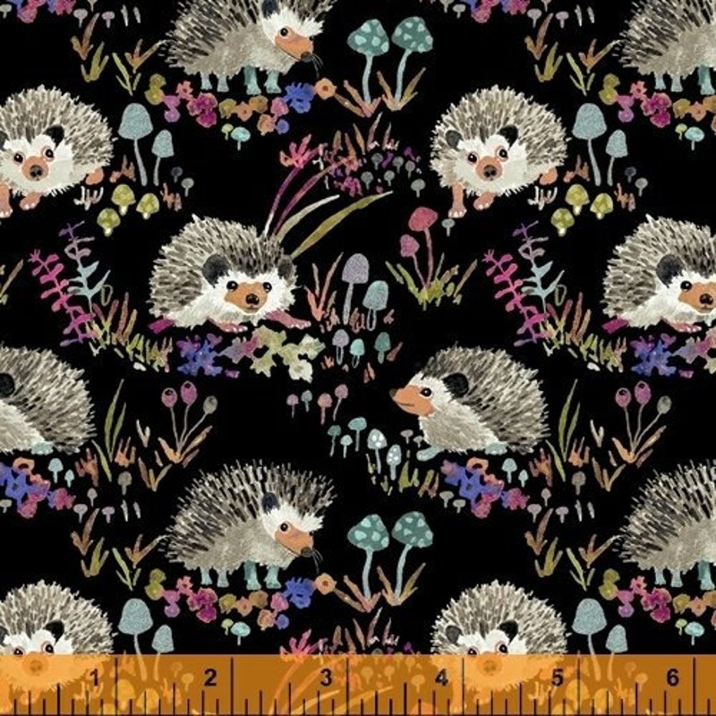 Hedgehog Fabric - Etsy