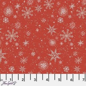 Dear Santa SNOW FALLS Snowflakes Fabric Cori Dantini Cotton Quilt ...