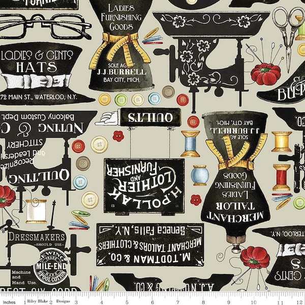 Sewing Theme Fabric - Etsy