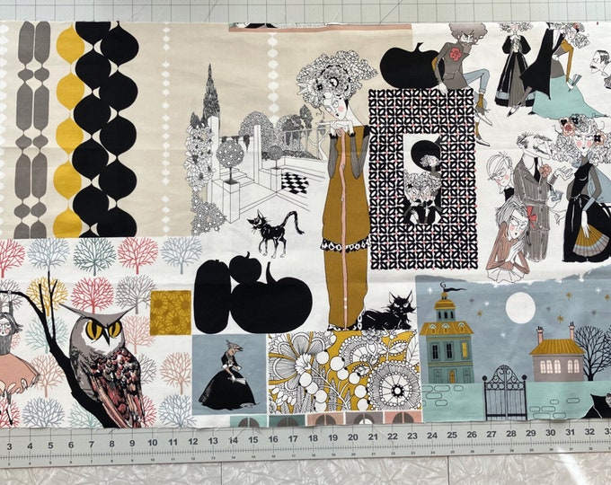 20.5" X 42" SOMETHING GHASTLIE This Way COMES Fabric Alexander Henry ...