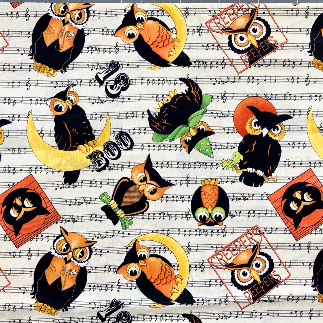 2012 Retired CREEPERS PEEPERS Musical Owls Music Score J. Wecker Frisch ...