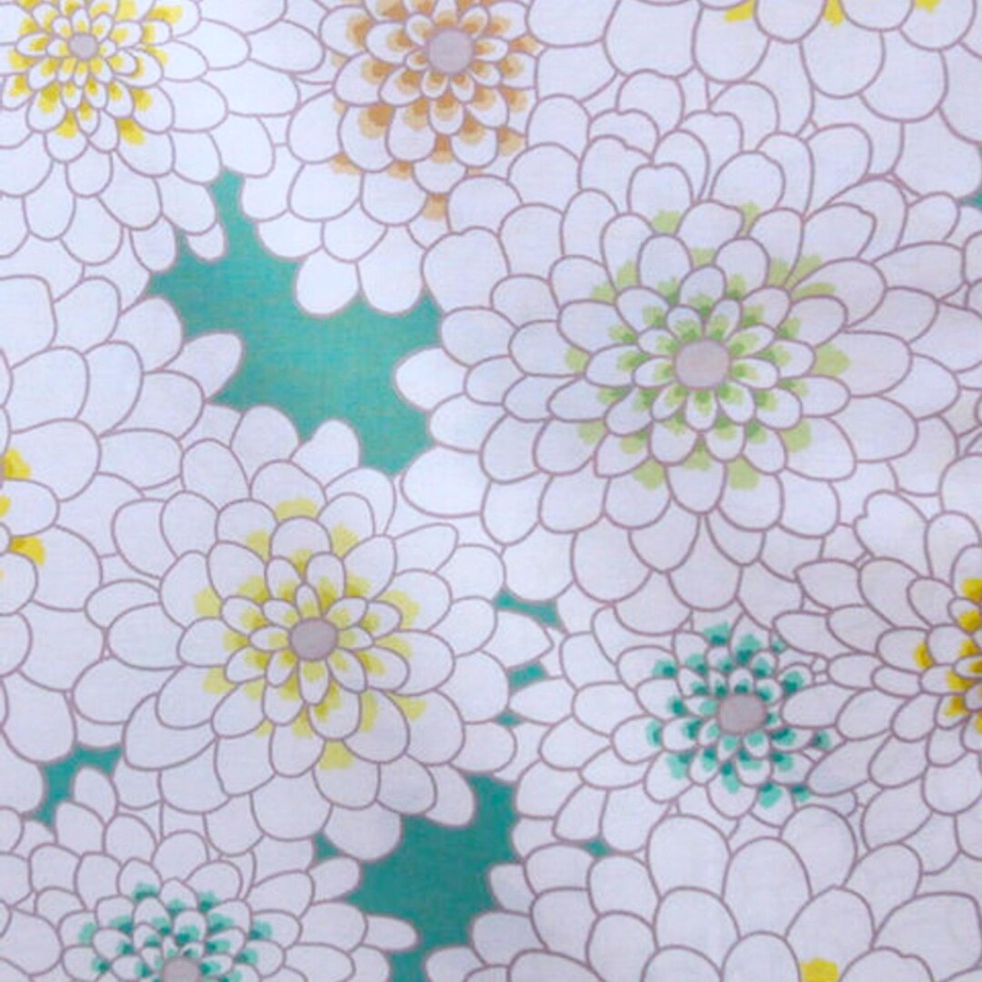 Retired LINE DANCE Floral White Kaffe Fassett Philip Jacobs Cotton ...