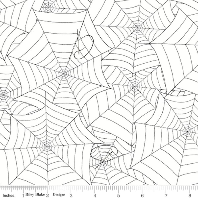 Spider Fabric - Etsy