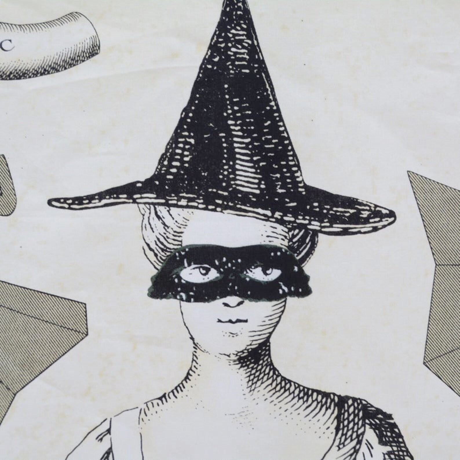 J. Wecker Frisch SEW SCARY Witch Main Panel 23 W X | Etsy