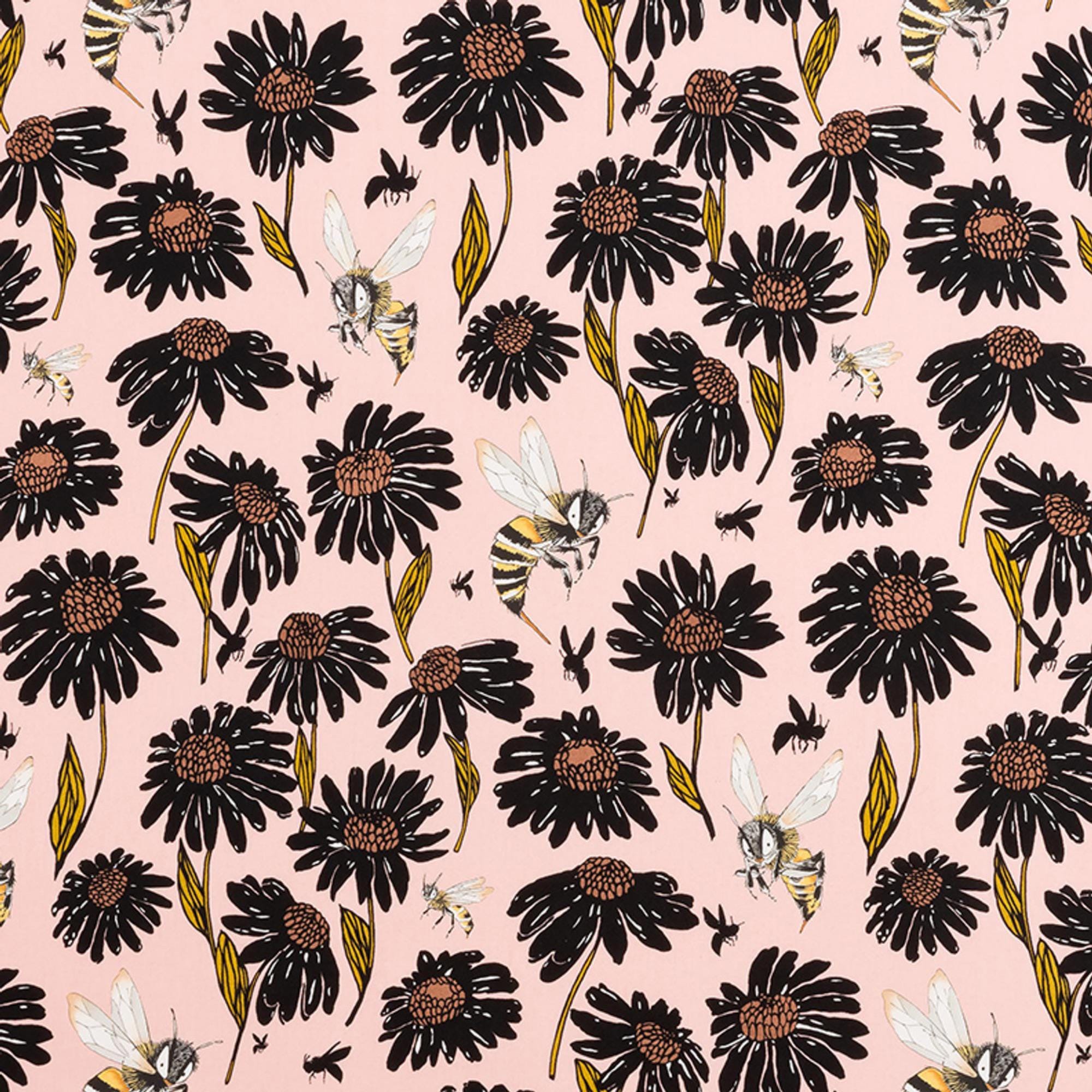 Ghastlie Sting Fabric: Alexander Henry Quilting Cotton, Cone Flowers ...