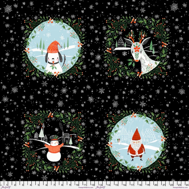 Christmas Fabric Panels - Etsy