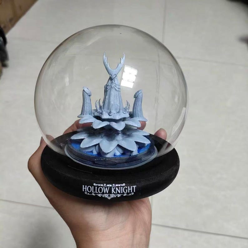 Hollow Knight City of Tears Crystal Ball – Knight in Blue Lotus Glass ...