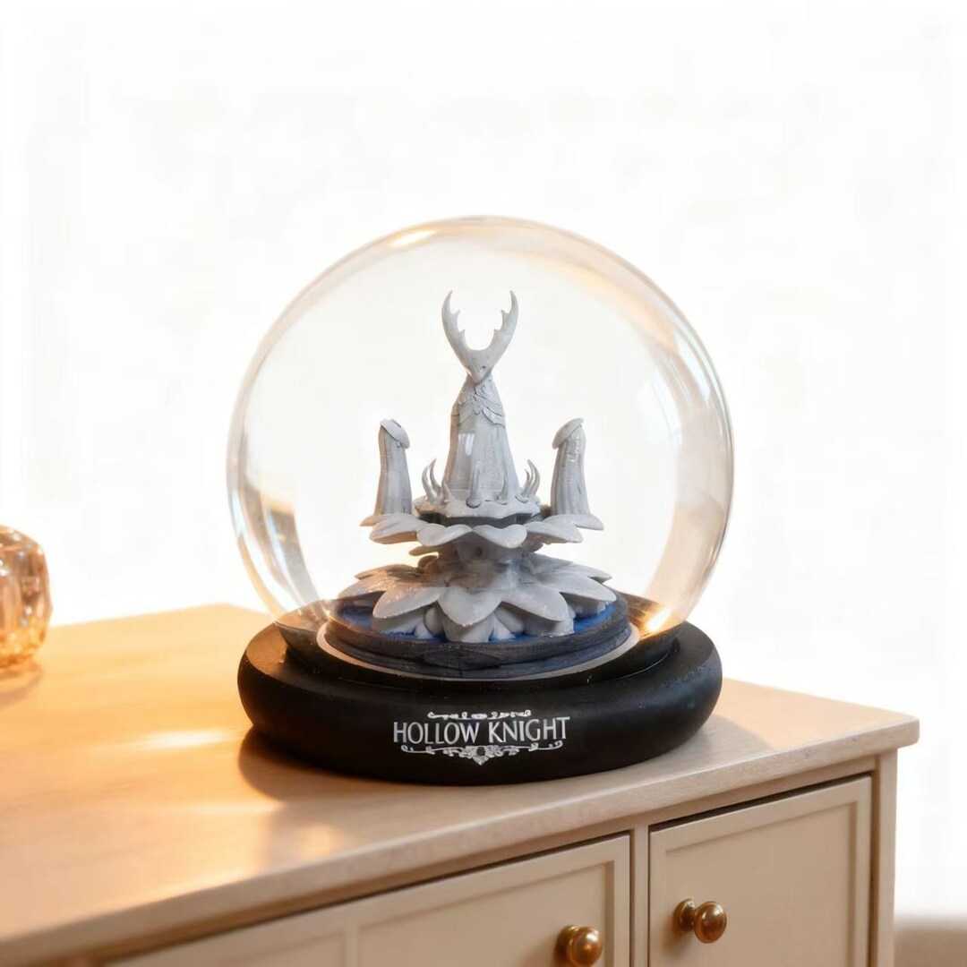 Hollow Knight City of Tears Crystal Ball – Knight in Blue Lotus Glass ...