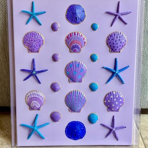 She Shells Art - Hand-painted Seashell Art on Canvas - Periwinkle Way ...