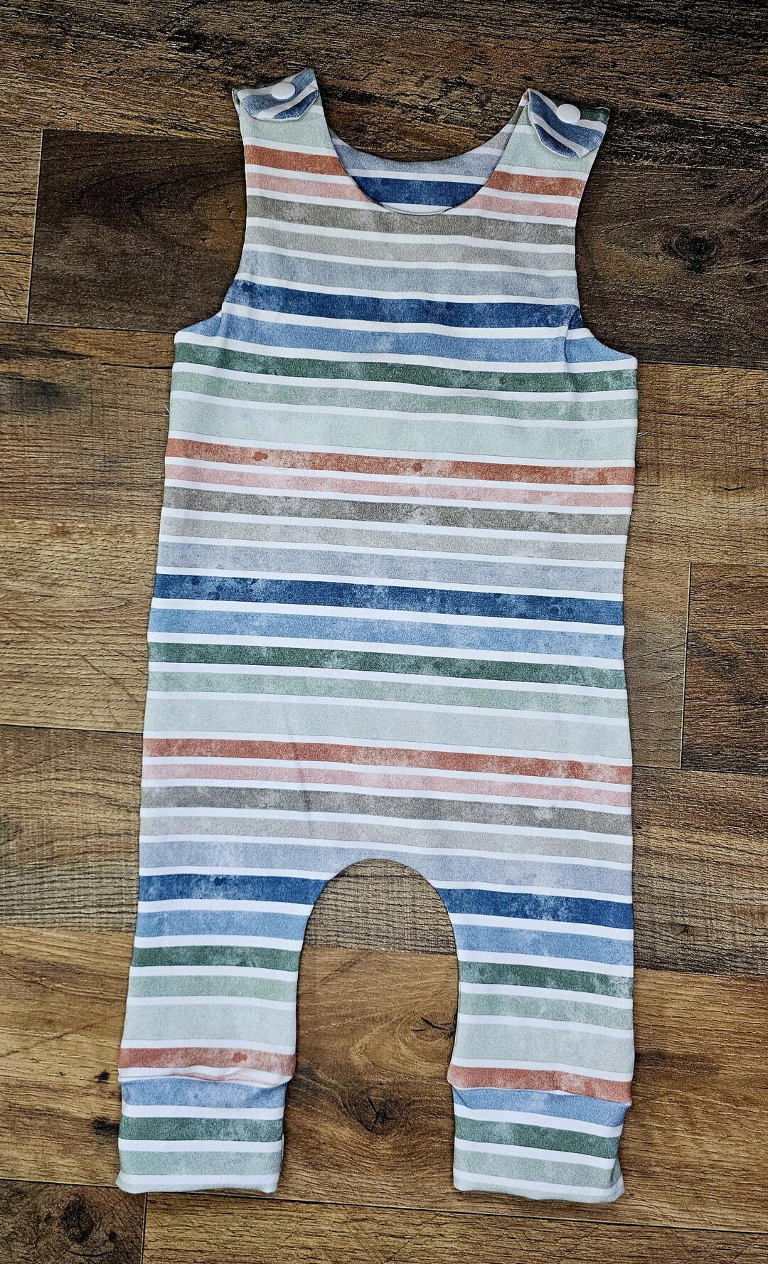 Pastel Striped Baby Overalls | Adorable One-piece | Pastel Baby Outfit ...