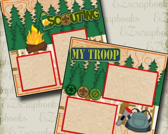 Boy scout scrapbook | Etsy