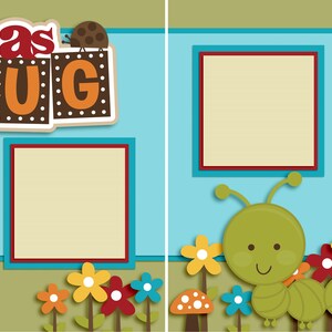 CUTE as a BUG Boy 2 Premade Scrapbook Pages EZ Layout 2486 - Etsy