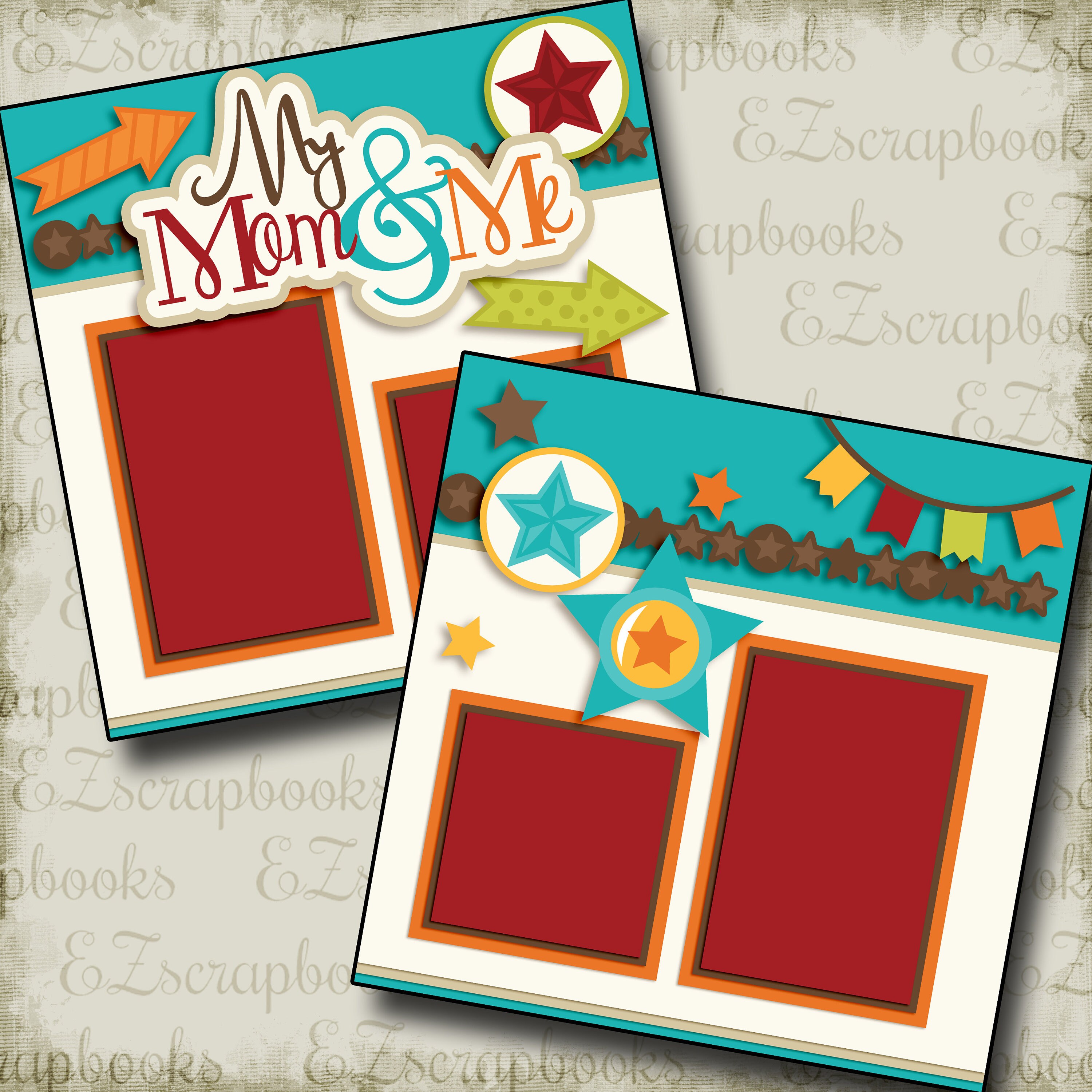 Arts EZ Layout 2715 Premade Scrapbook Pages FAMILY TIME Scrapbooking ...