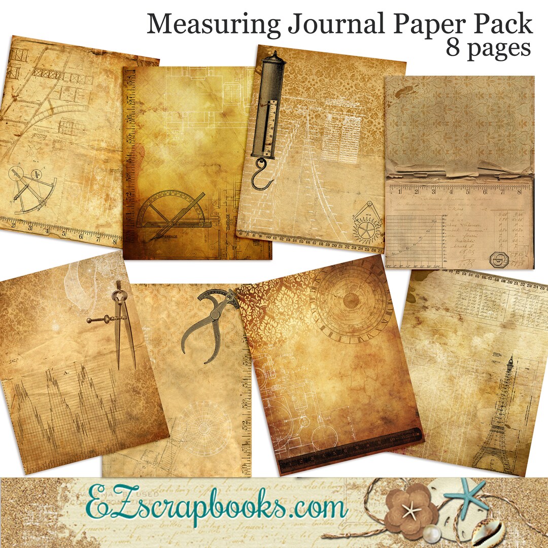 Measuring Journal Paper Pack EZ Journal 7040 - Etsy