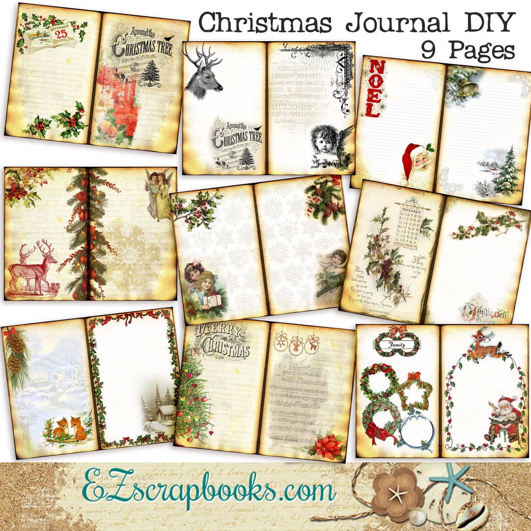 Christmas Journal Kit DIY - EZ Journal 7003 - Etsy