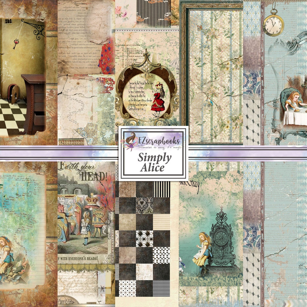 Simply Alice - 12X12 Paper Pack - 8463 - Etsy
