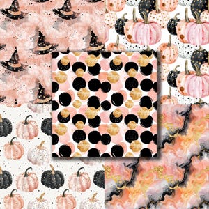 Cute Pink Halloween - 12X12 Paper Pack - 8986 - Etsy