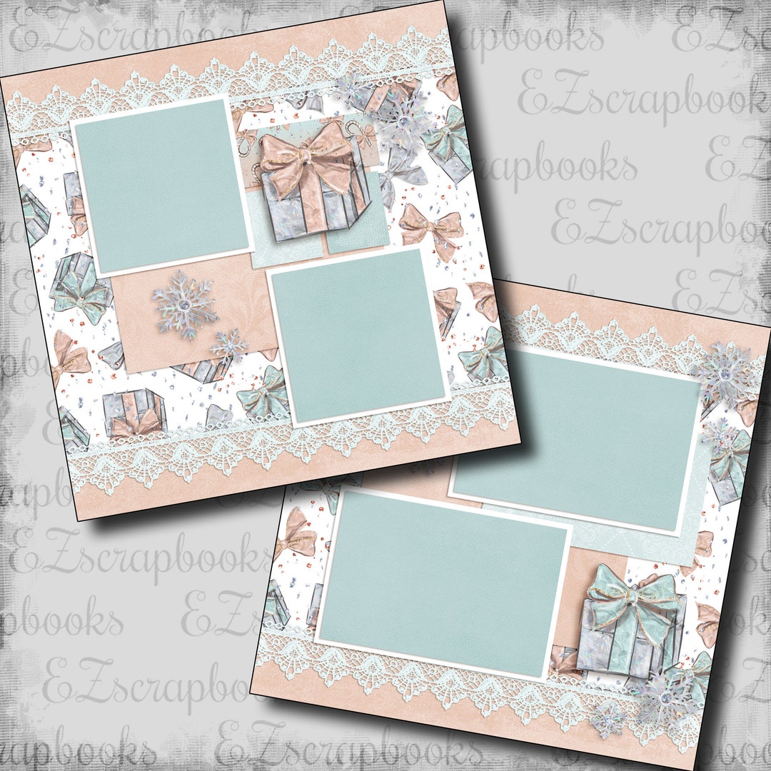 Nutcracker Christmas Gifts 2 Premade Scrapbook Pages EZ Layout 23-904 ...
