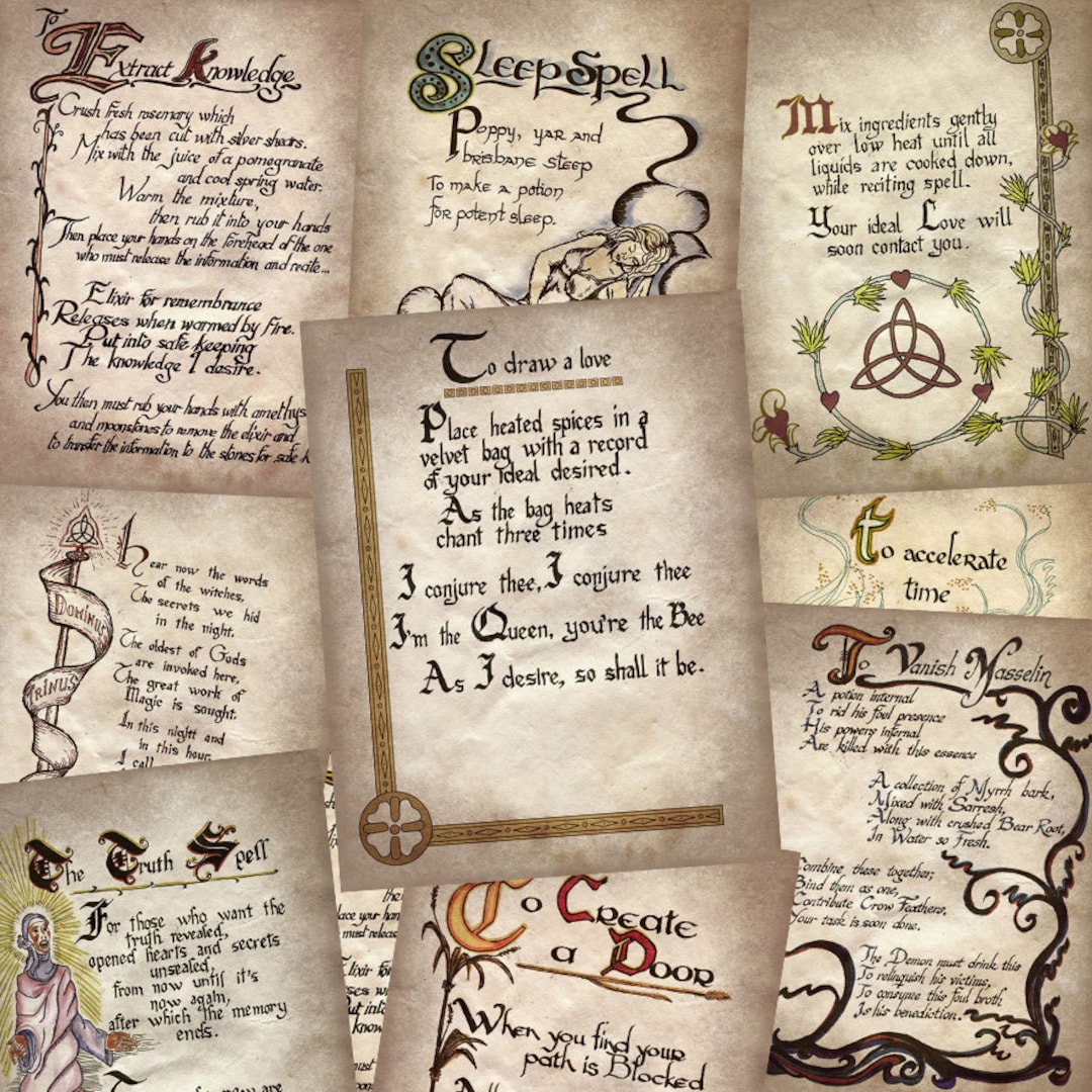 Witch Spells 2 - Paper Pack - EZ Journal 7860 - Etsy