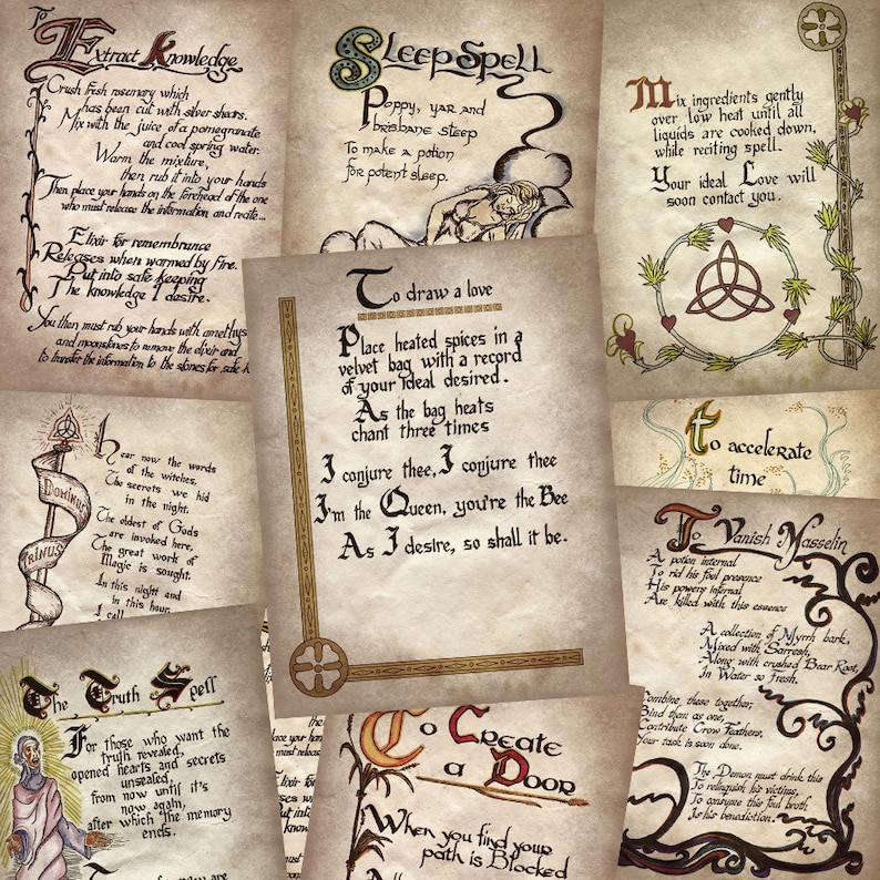 Witch Spells 2 - Paper Pack - EZ Journal 7860 - Etsy